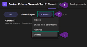 Vanishing Private Channels and the Dangers of Cleaning Team Permissions ...
