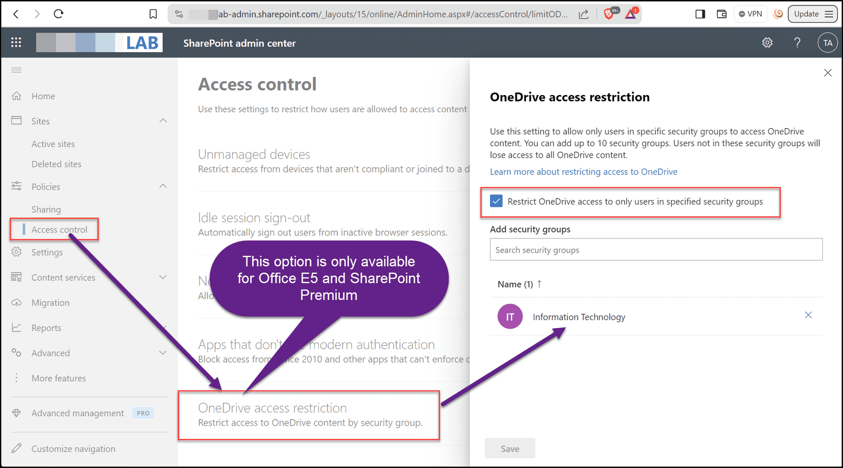 Restrict Access to OneDrive to Specific AD Groups | Denis Molodtsov Blog