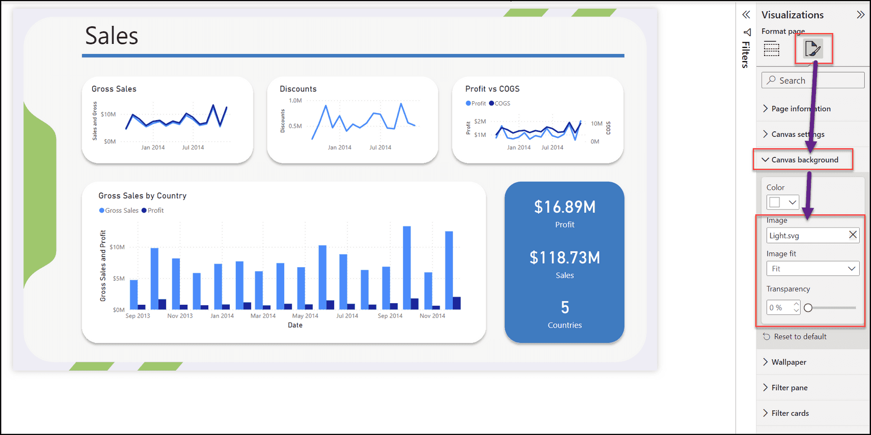 Beautiful Power BI Backgrounds | Denis Molodtsov Blog