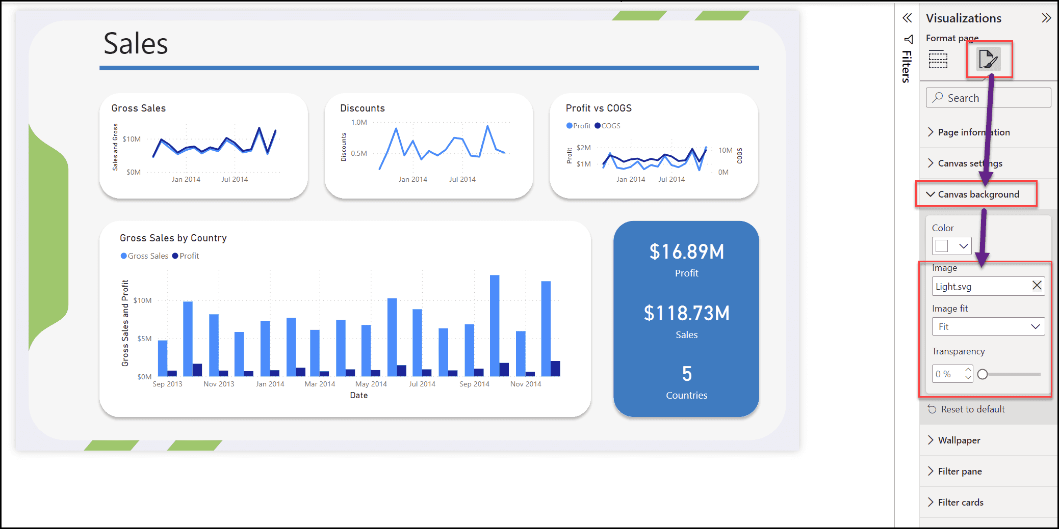 Beautiful Power BI Backgrounds | Denis Molodtsov Blog