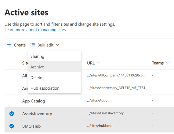 Archive SharePoint Online Sites Using M365 Archive Feature | Denis ...