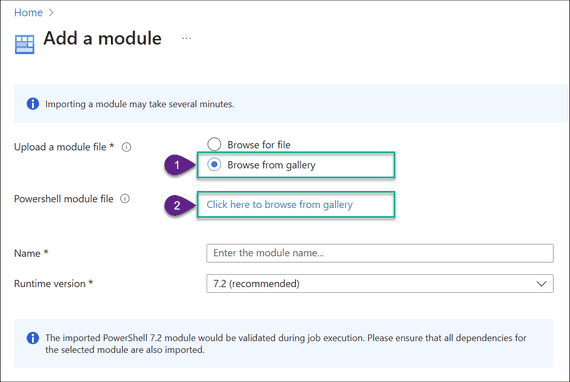 Run PnP PowerShell from Azure Automation | Denis Molodtsov Blog